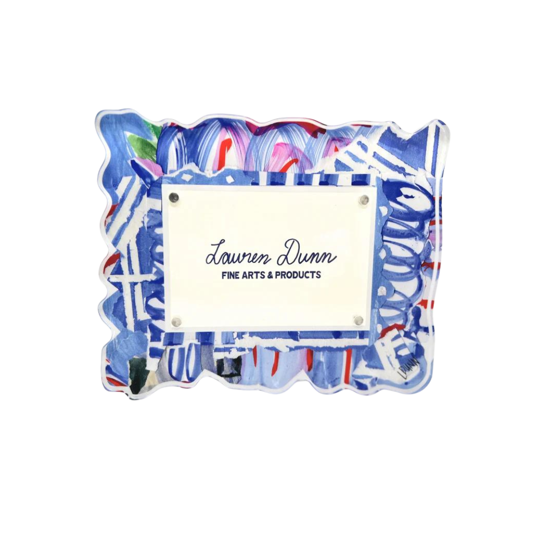 Blue Whimsy Acrylic Frame – Perfect Settings