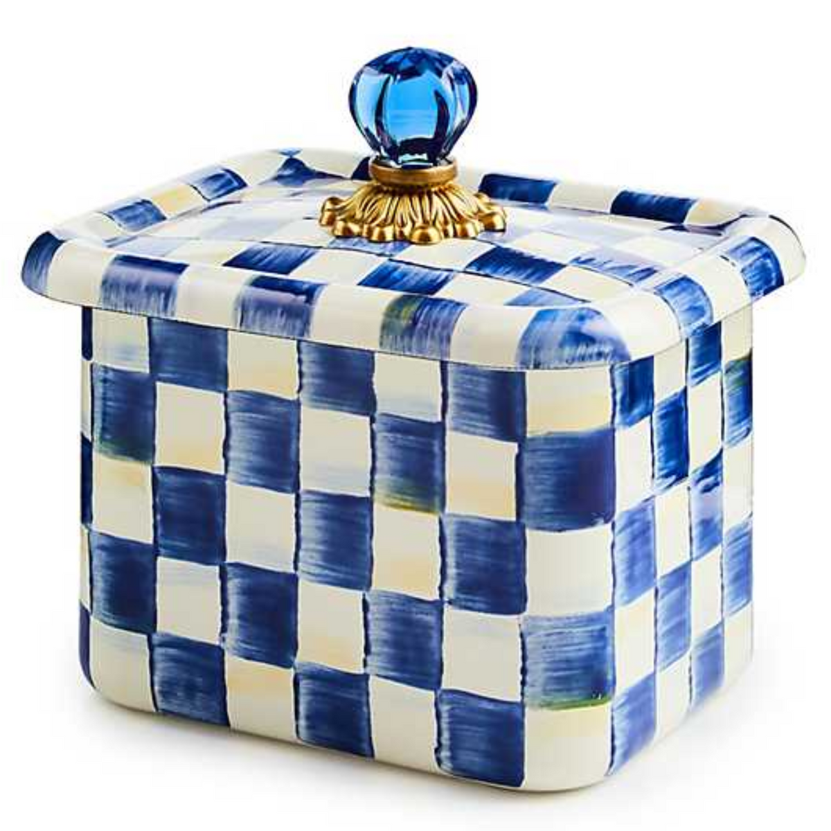 Royal Check Enamel Recipe Box – Perfect Settings