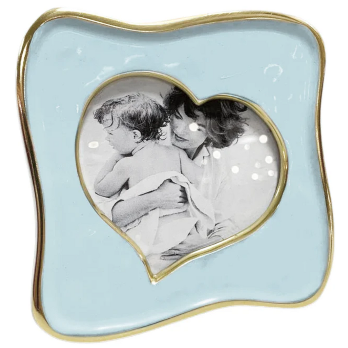 Frame Encanto Curved Heart Pastel Blue – Perfect Settings