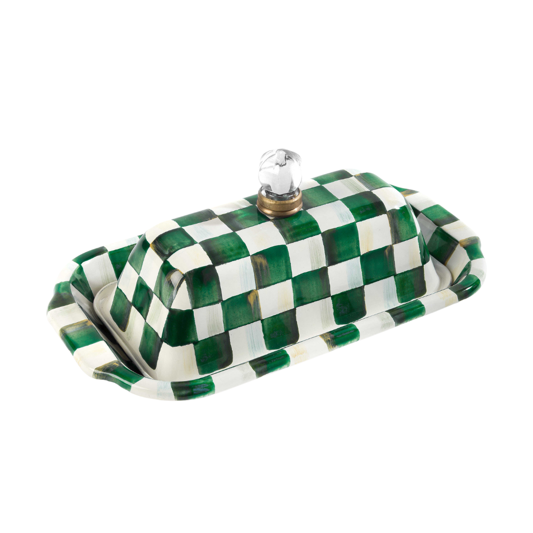 Emerald Check Butter Box – Perfect Settings