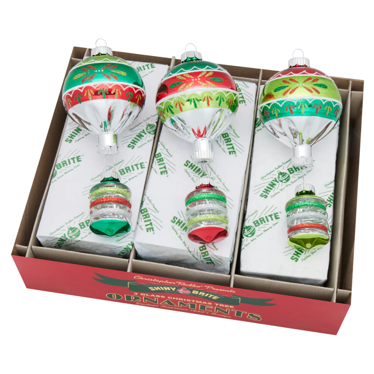 Holiday Splendor 3 Count 7" Decorated Shapes – Perfect Settings