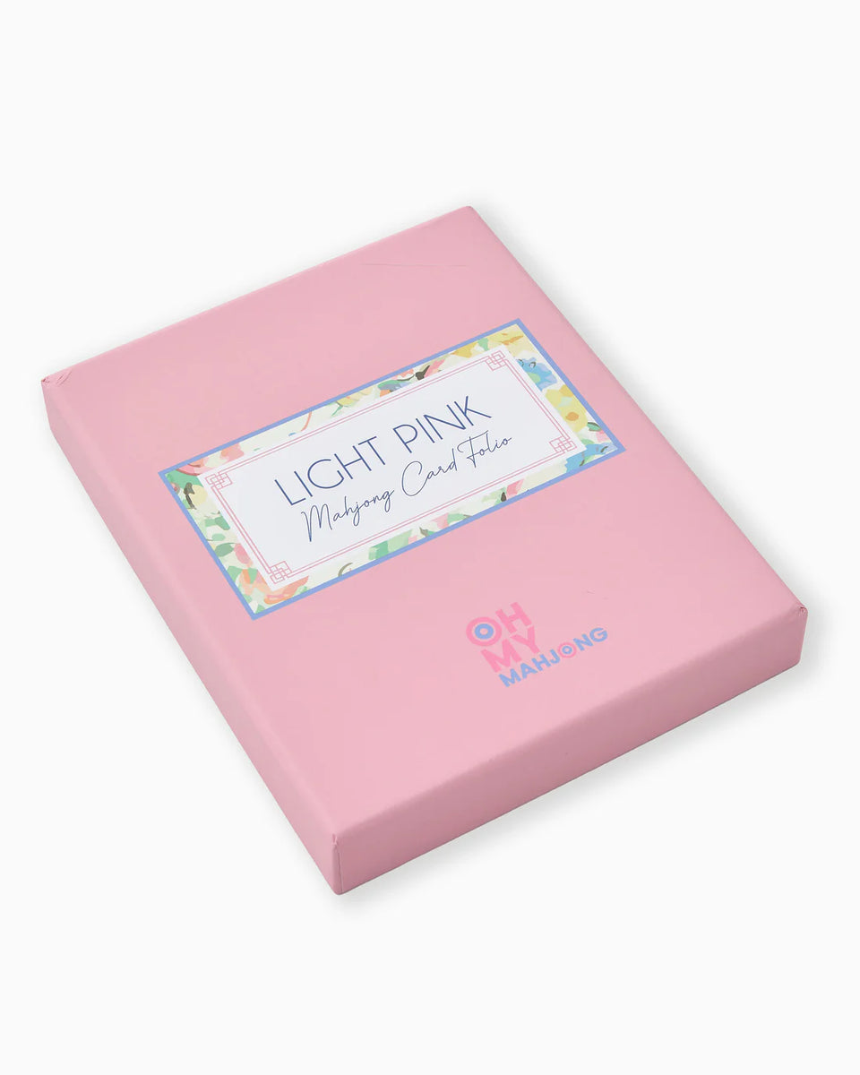 Light Pink Mahjong Card Folio – Perfect Settings